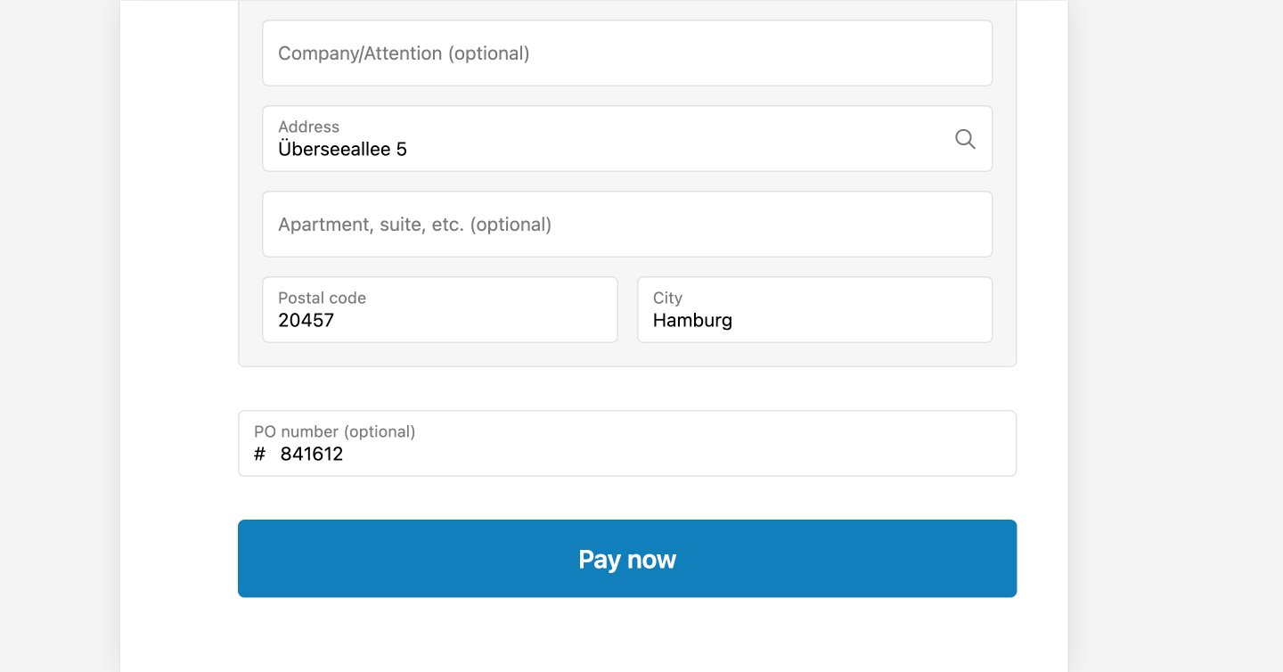 Display PO numbers on your Shopify invoices - Sufio