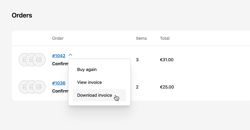 Let customers view invoices from new customer accounts in Shopify - Sufio